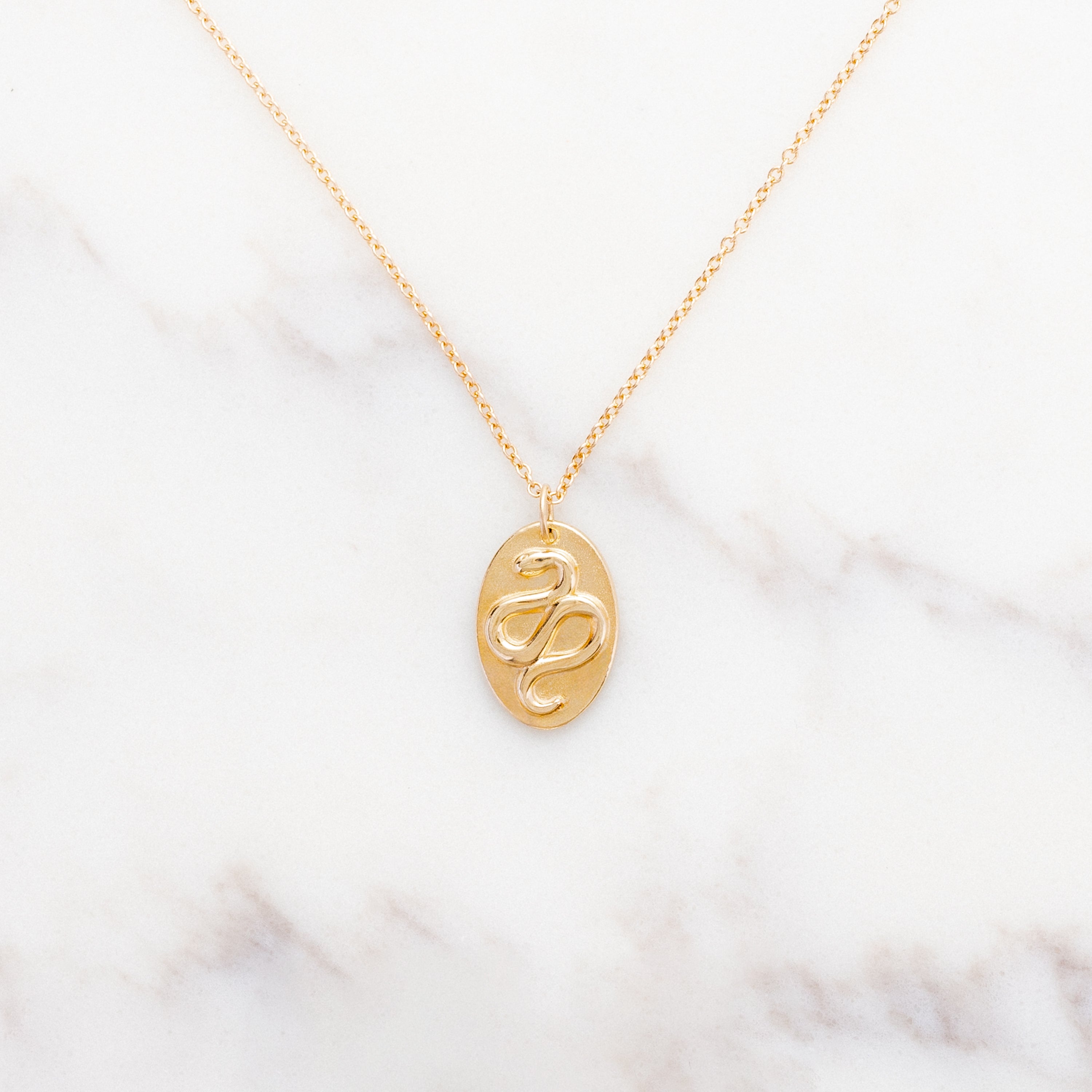 Oval Serpent Pendant Necklace – Jenni Stuart Fine Jewelry